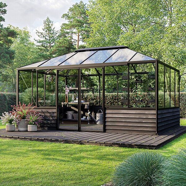Elegant Pyramid Greenhouse for Wall Bases | Modern Aluminum Design by ...